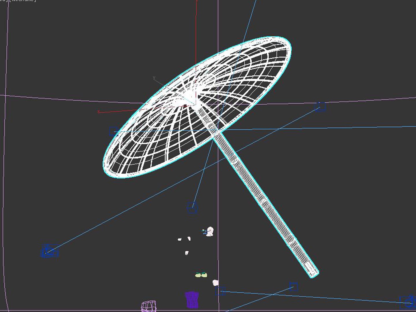 3D Olakuda Traditional Umbrella - TurboSquid 2345172