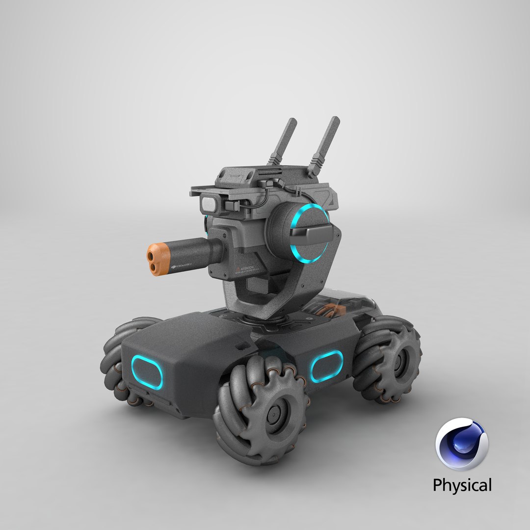 3D dji robomaster s1 model - TurboSquid 1424934