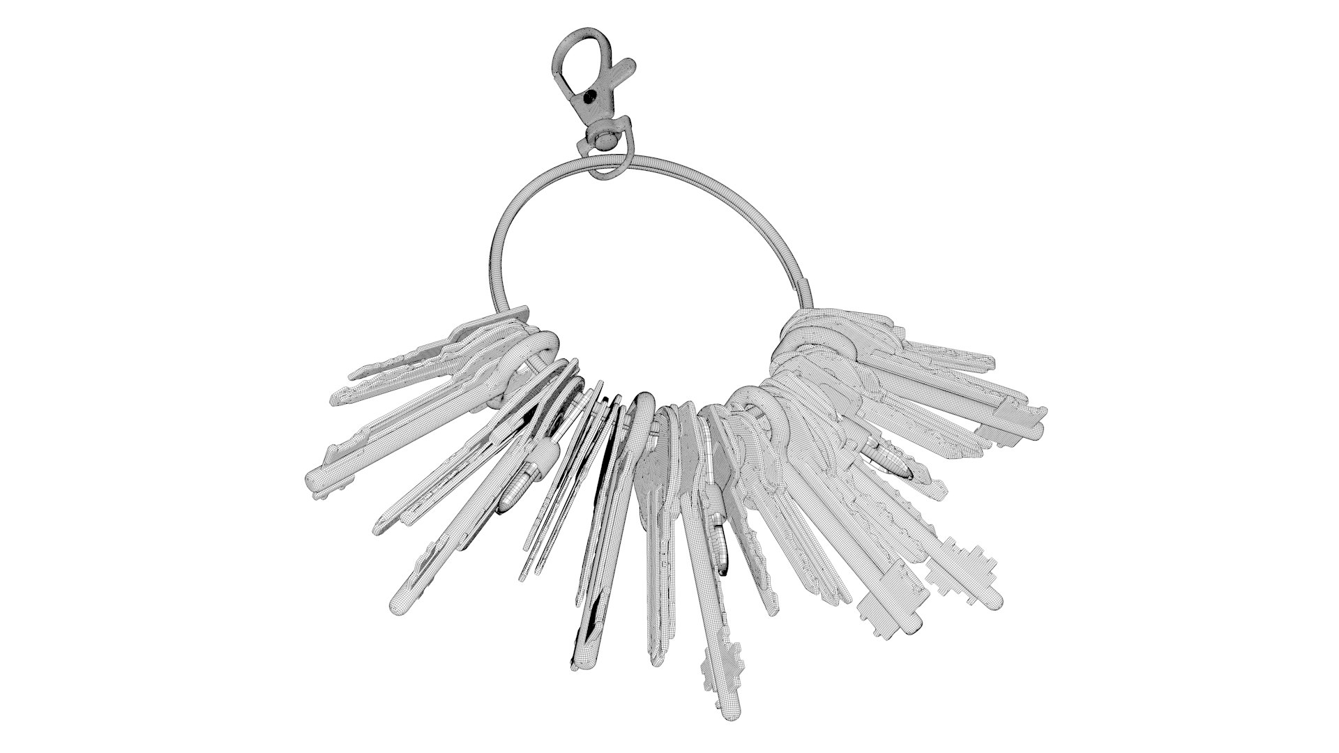3D Key Ring - TurboSquid 1809888