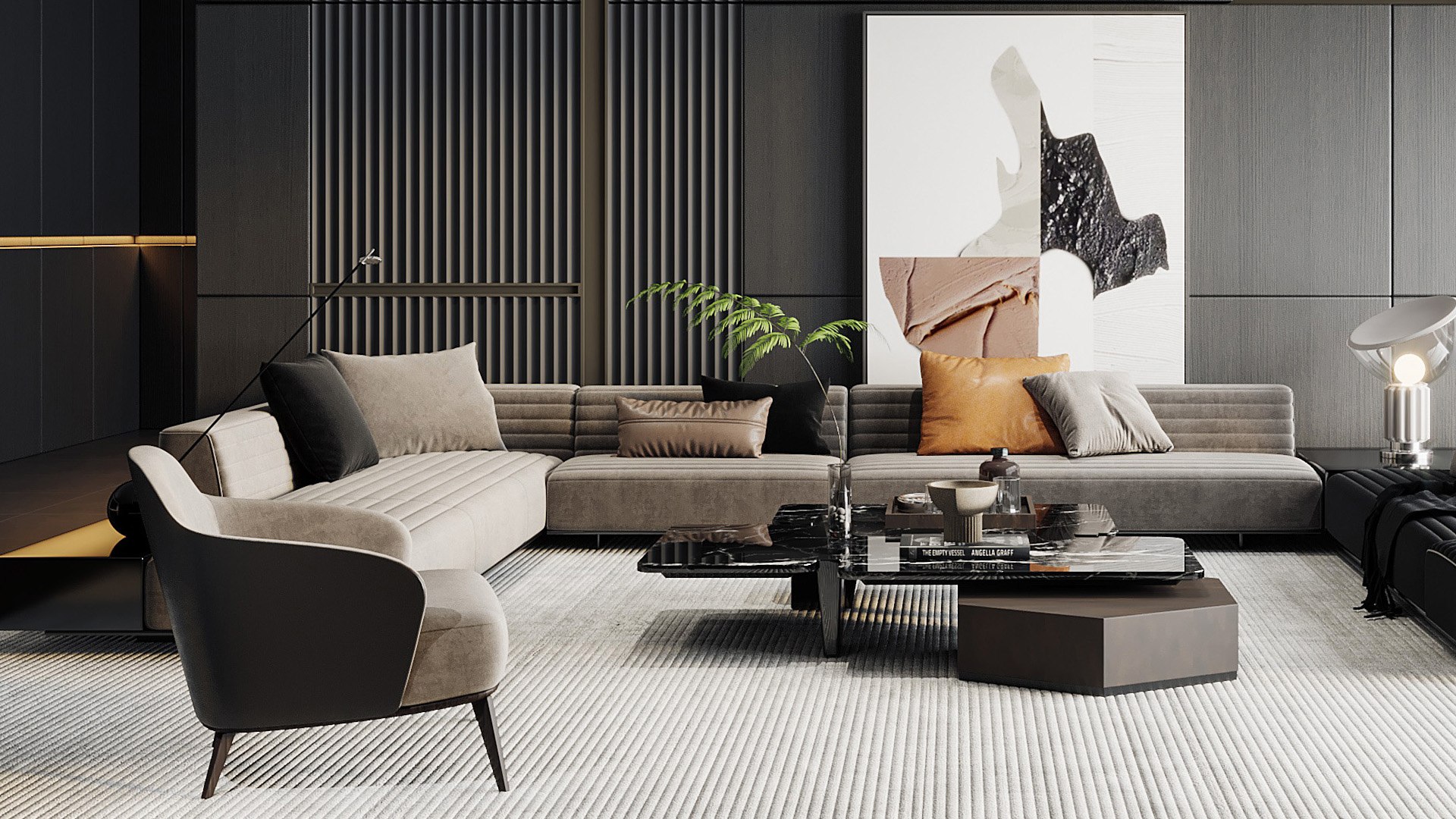 3D Modern Living Room - TurboSquid 2077473