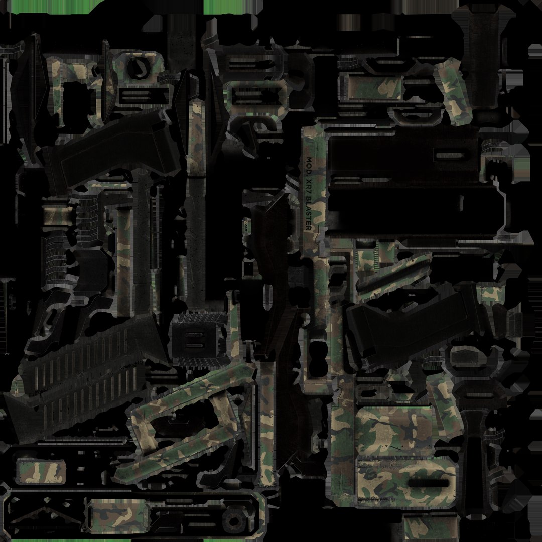 Pistol gun weapon 3D model - TurboSquid 1449056