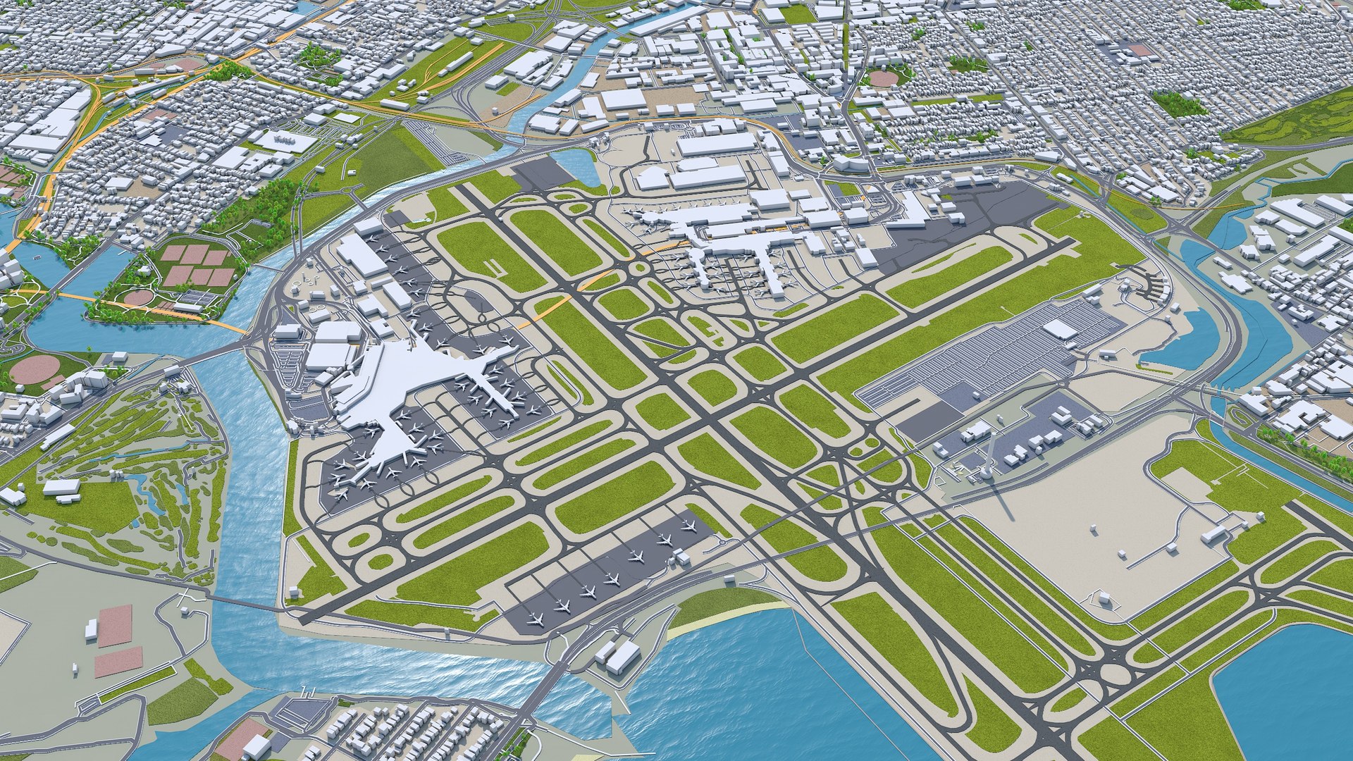 3D city area building - TurboSquid 1539904