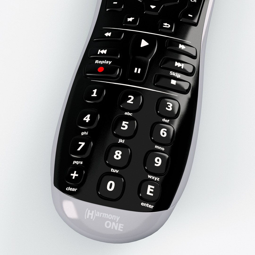 Universal Remote Logitech Harmony 3d Obj