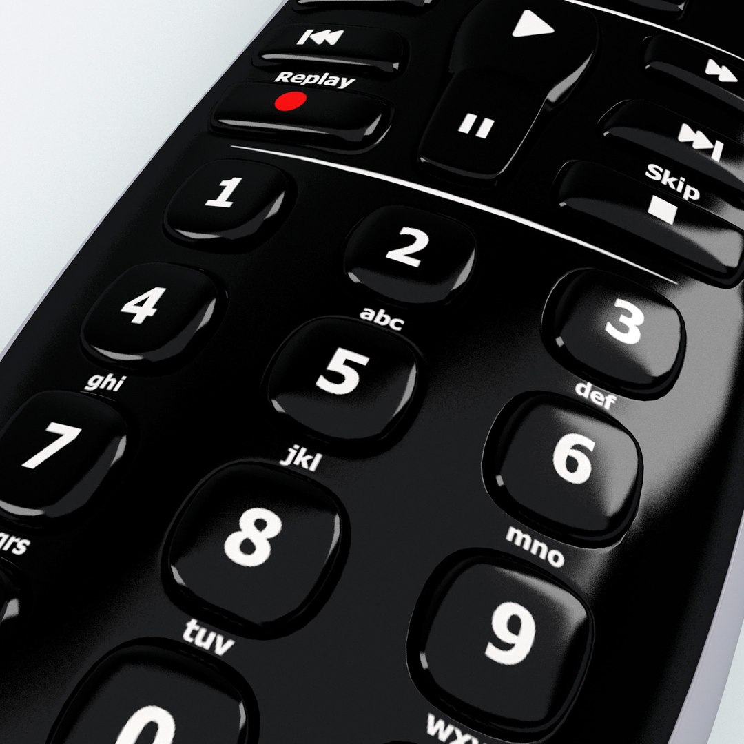 Universal Remote Logitech Harmony 3d Obj