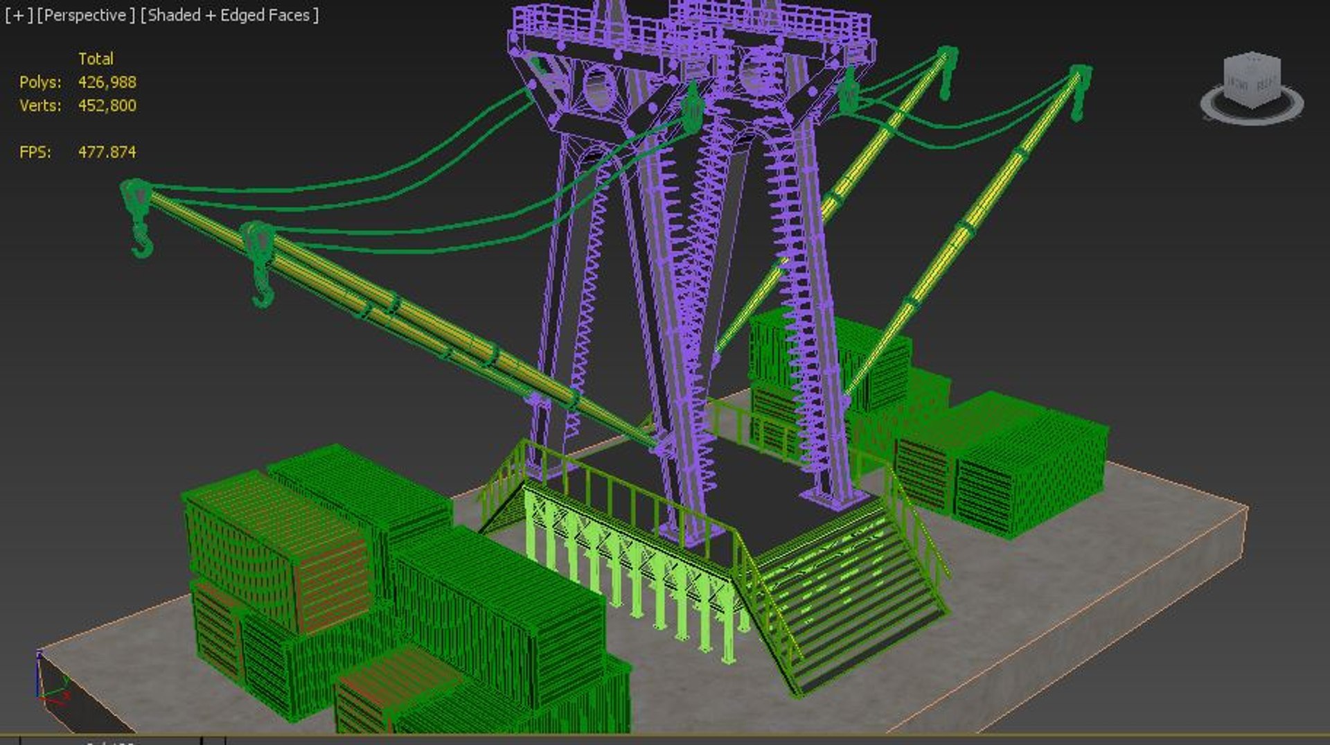 Industrial Crane 3D - TurboSquid 2008499