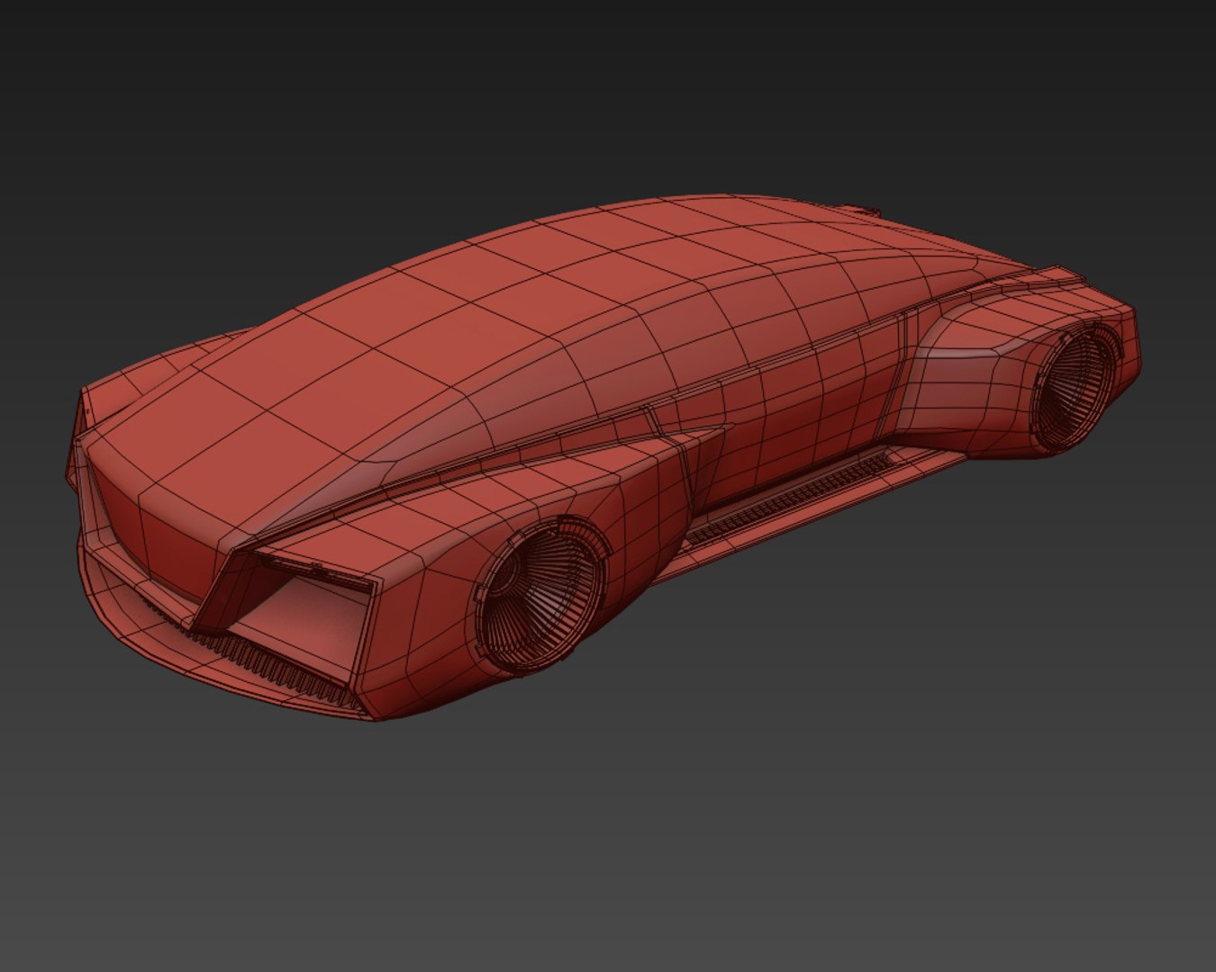 3d Model Futuristic Hover