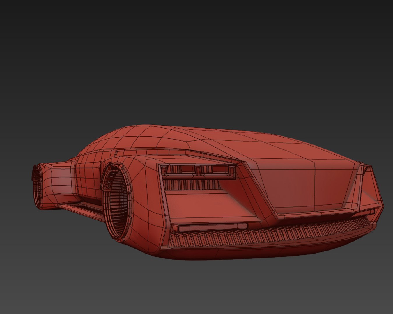 3d Model Futuristic Hover