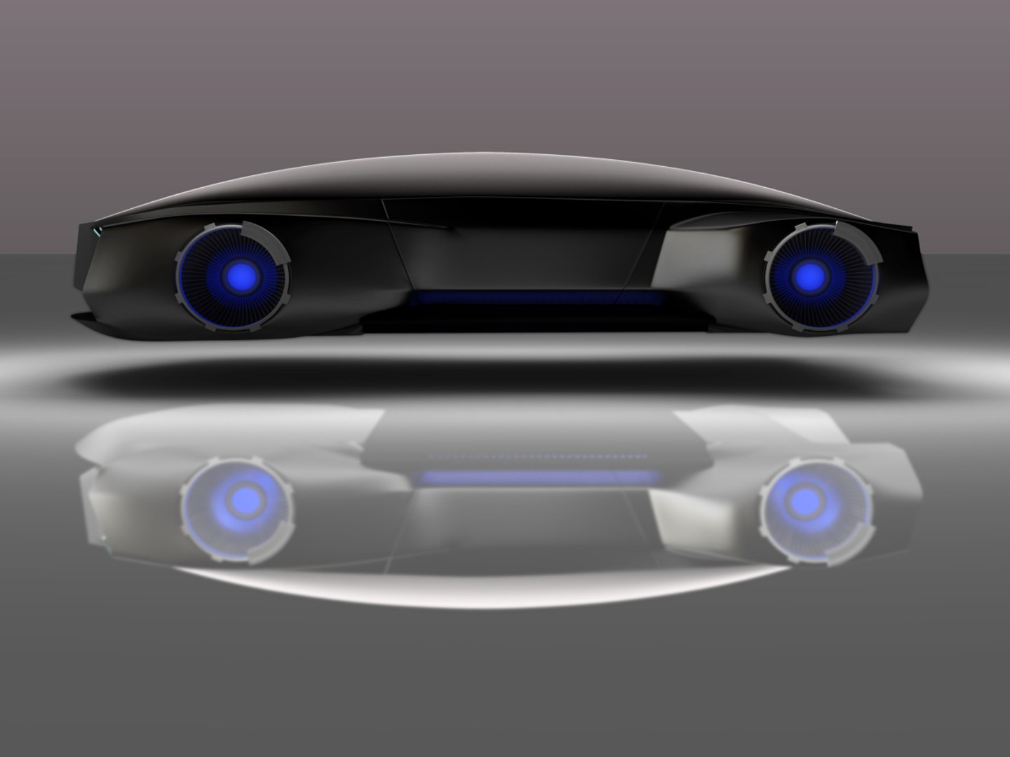 3d Model Futuristic Hover