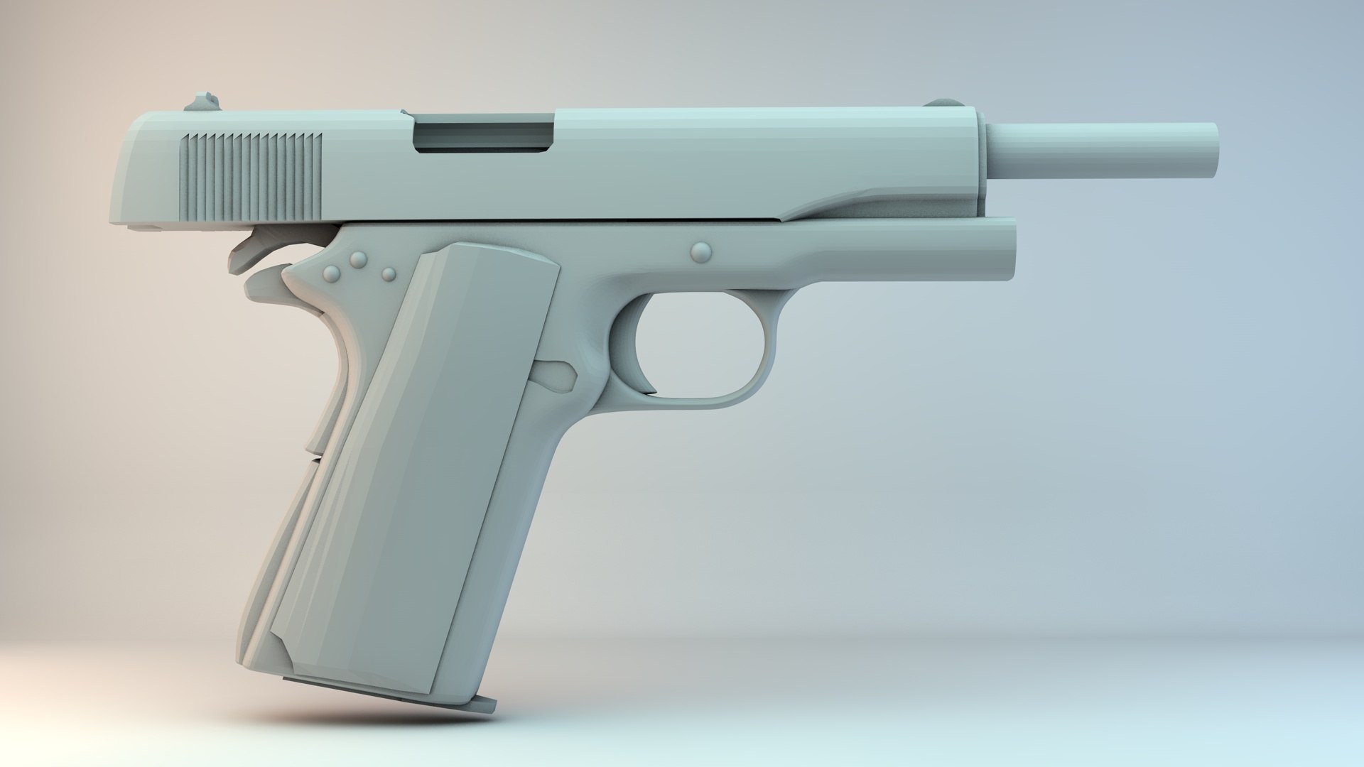 Free Colt M1911 3d Model