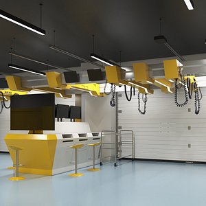 Rigged 3D Pit Stop Models For Download | TurboSquid