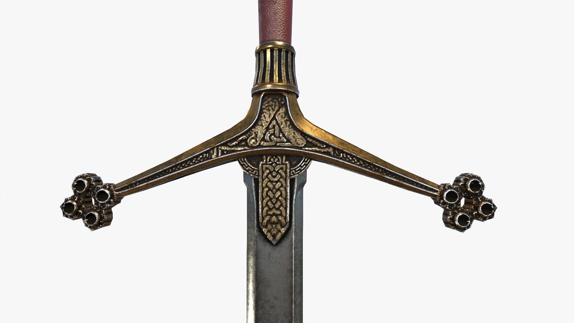 Fantasy Sword RPG Scottish Claymore Bastard Sword Greatsword Longsword ...