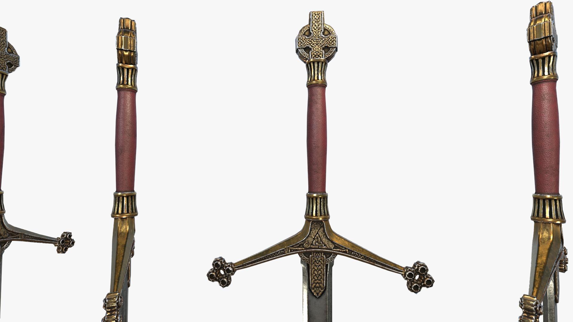 Fantasy Sword RPG Scottish Claymore Bastard Sword Greatsword Longsword ...