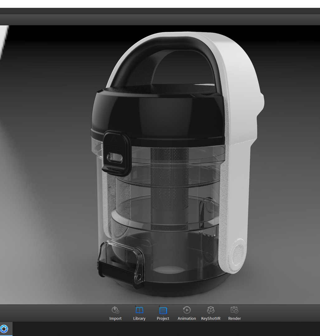 Dust collector for vacuum cleaner model - TurboSquid 2108651