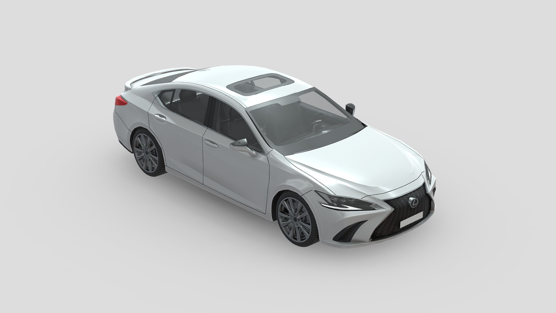 3D Low Poly Cars - Lexus ES F-Sport 2022 Model - TurboSquid 2061775