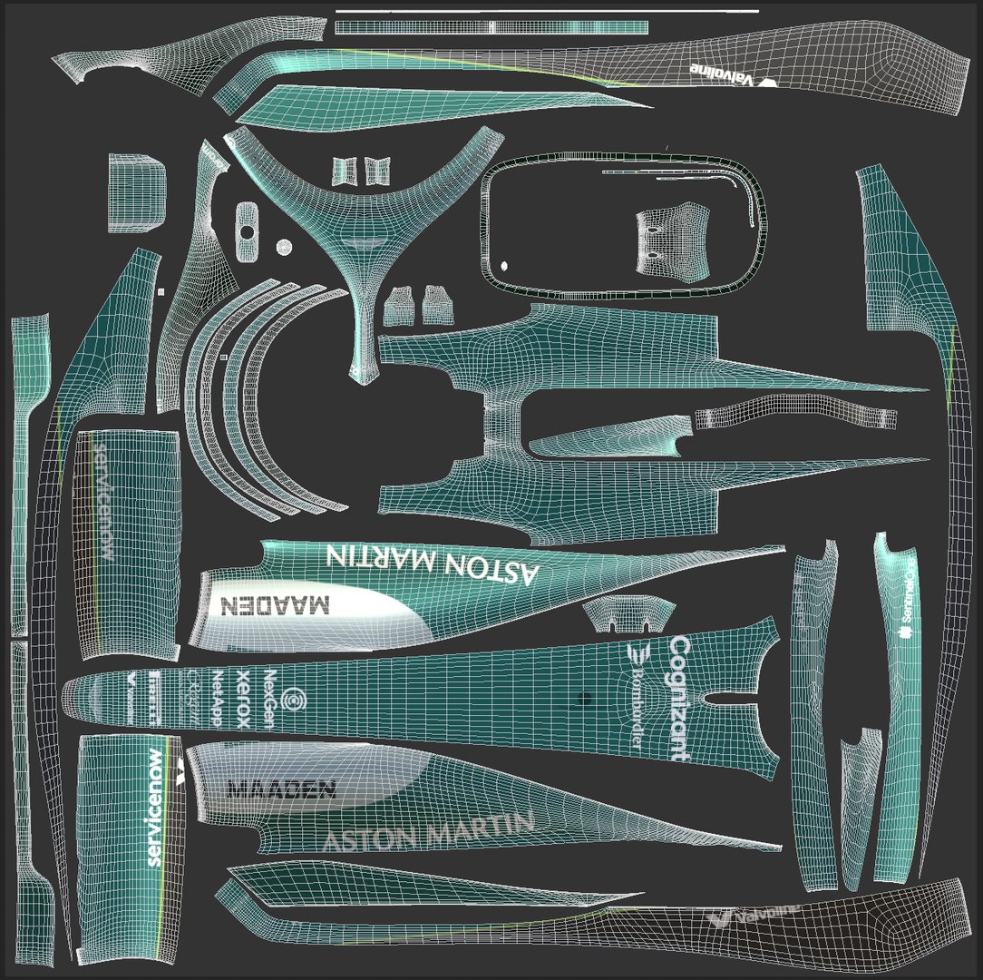 3D F1 Aston Martin AMR25 2025 Model - TurboSquid 2370176