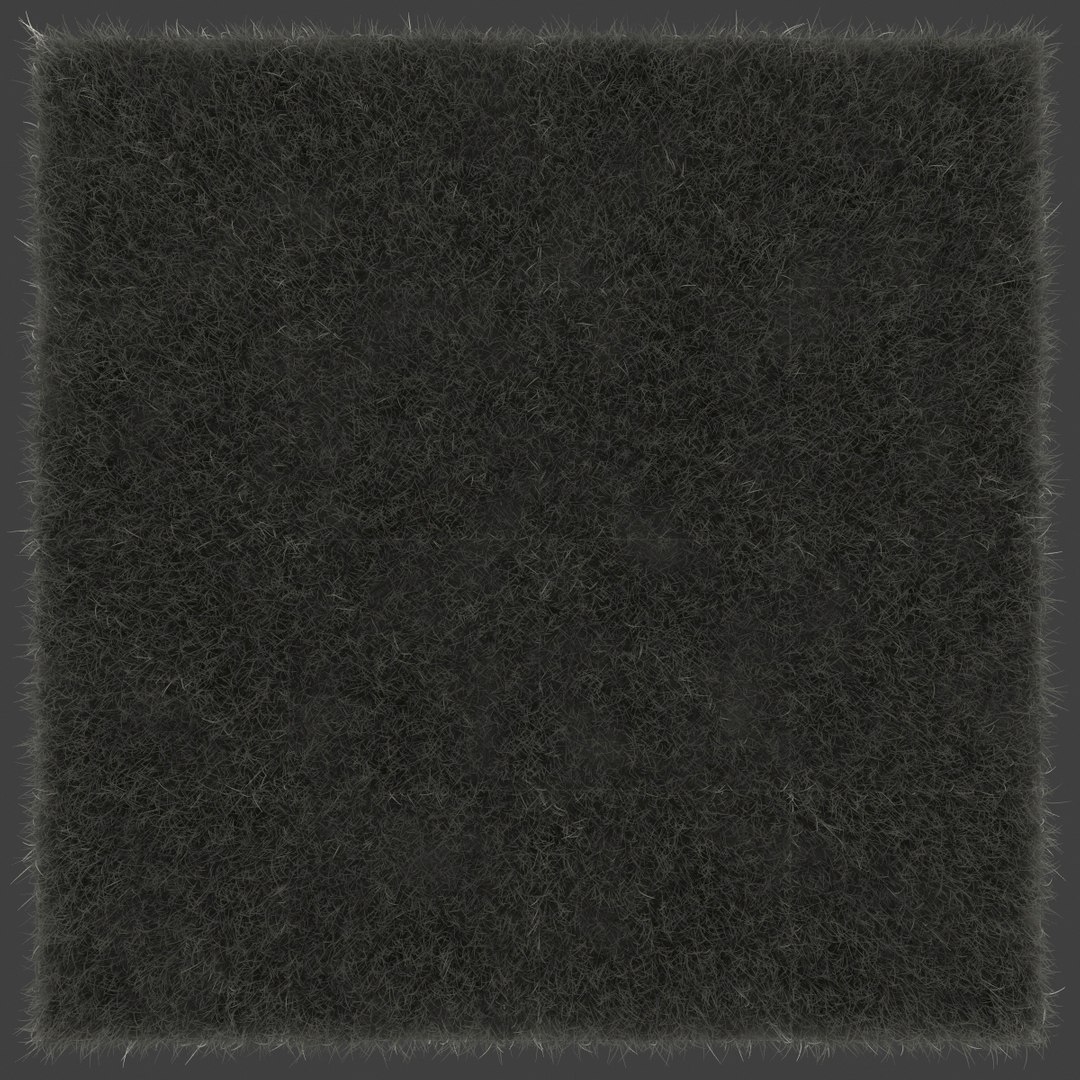 3d rectangular grass patch