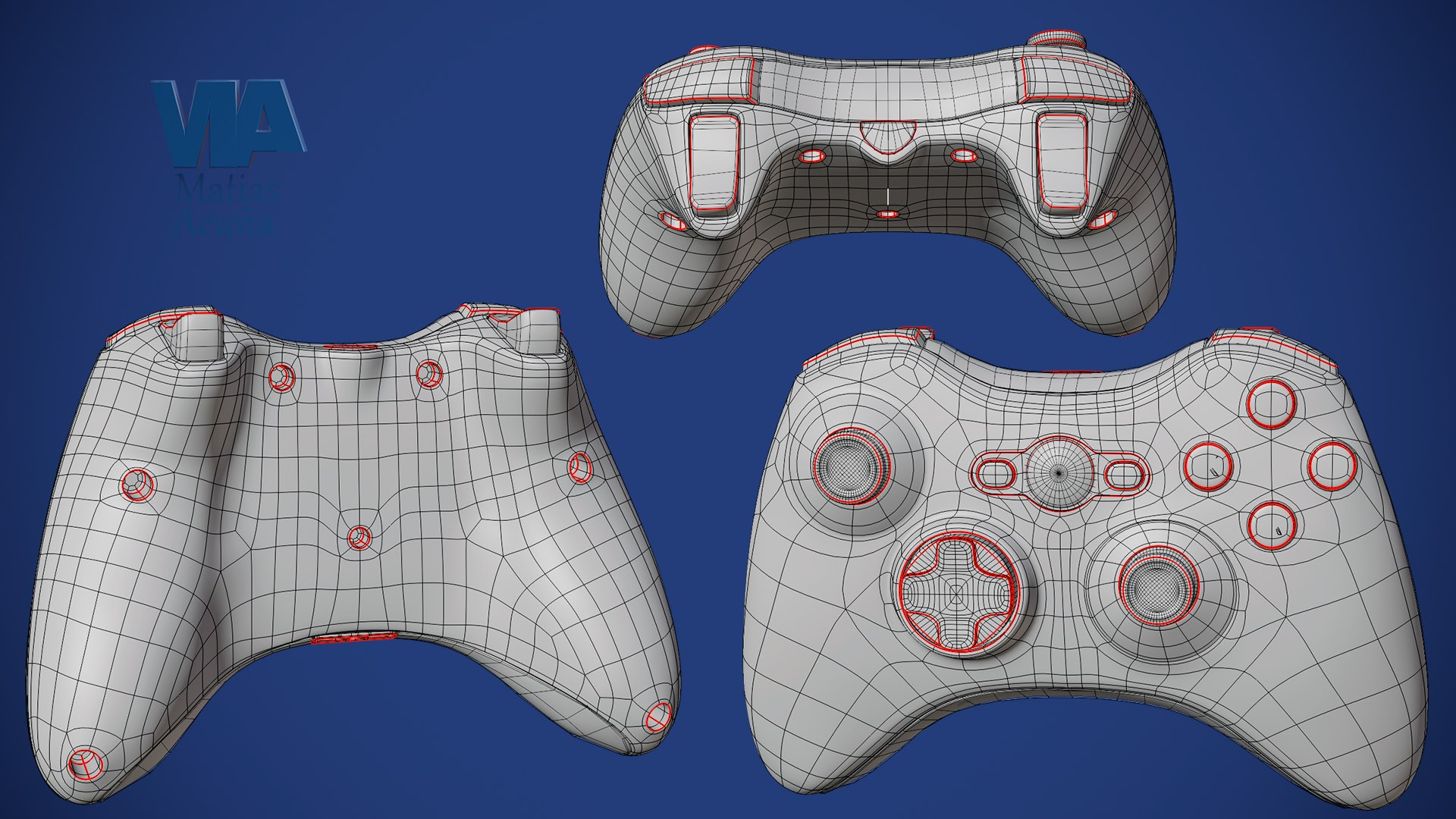 Joystick Xbox 3D Model - TurboSquid 2103962
