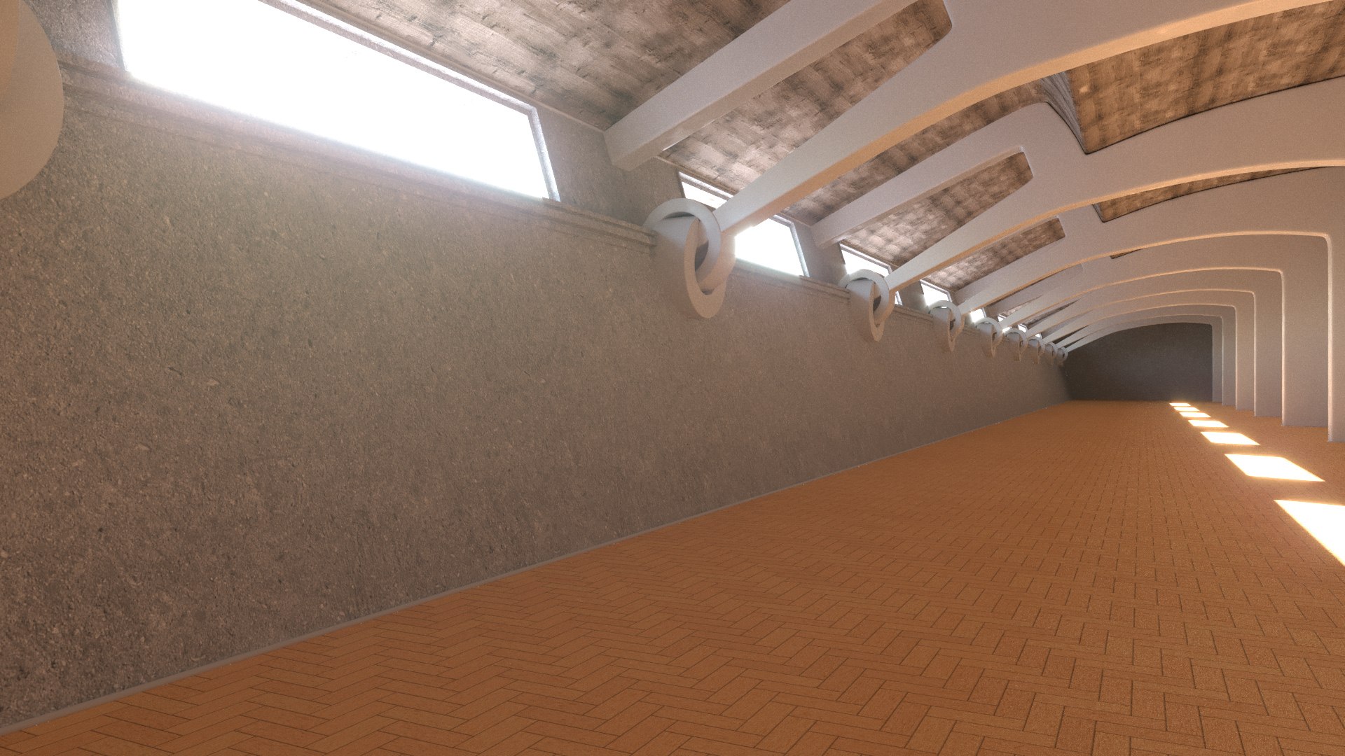 Modern Architecture Liminal Space 3D Model - TurboSquid 2129907