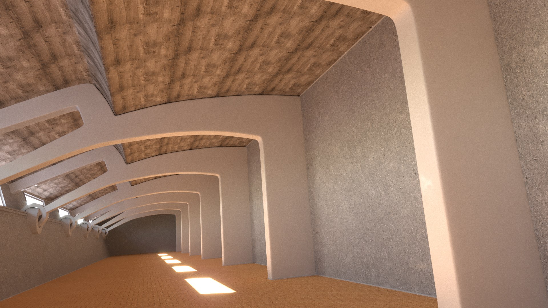 Modern Architecture Liminal Space 3D Model - TurboSquid 2129907