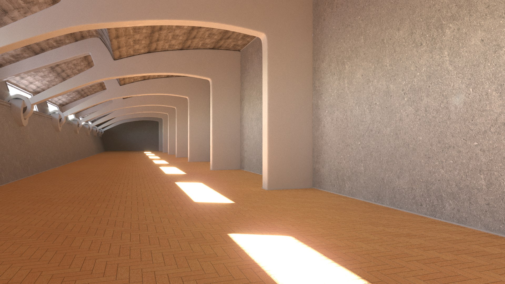 Modern Architecture Liminal Space 3D Model - TurboSquid 2129907