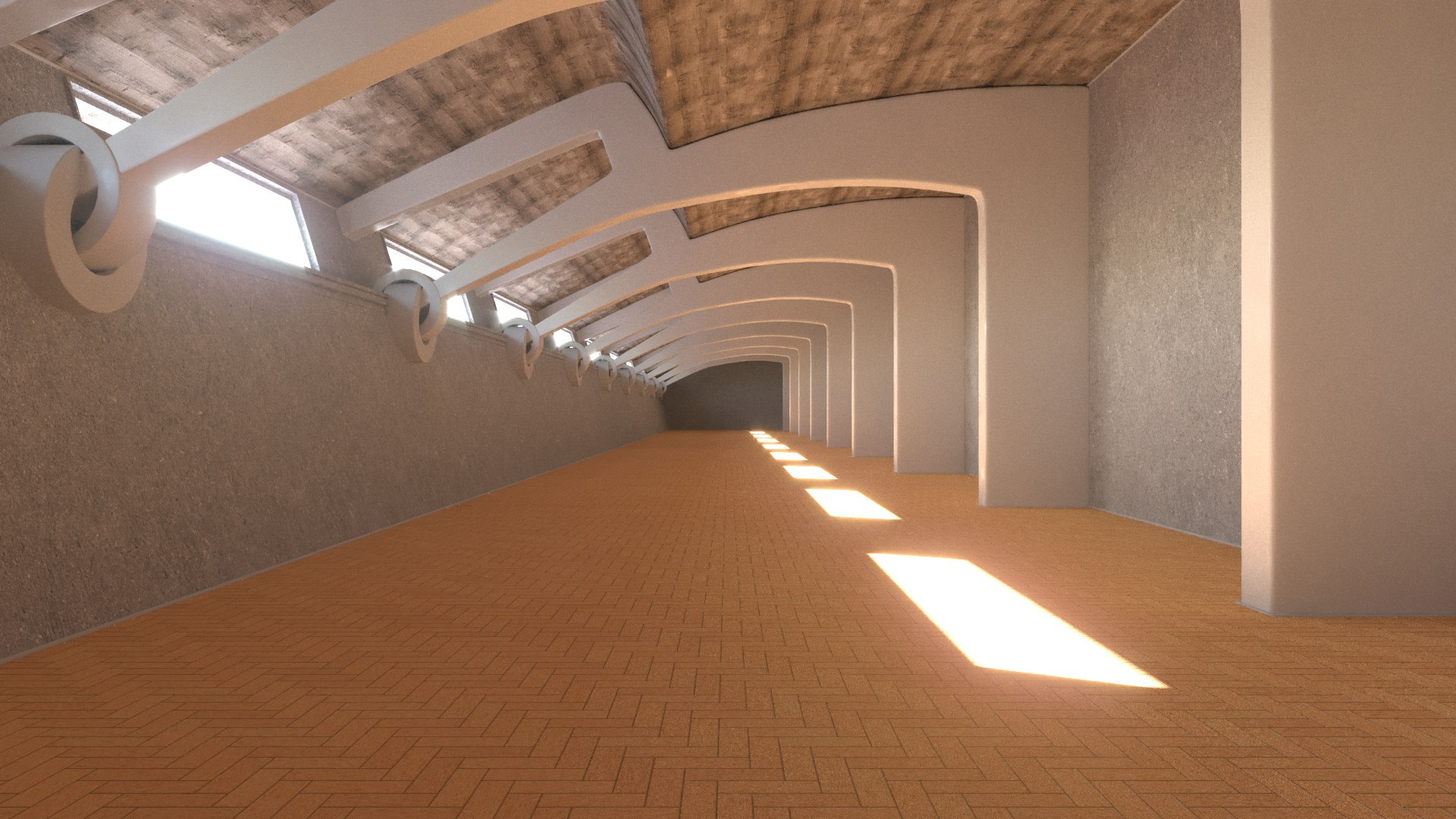 Modern Architecture Liminal Space 3D Model - TurboSquid 2129907