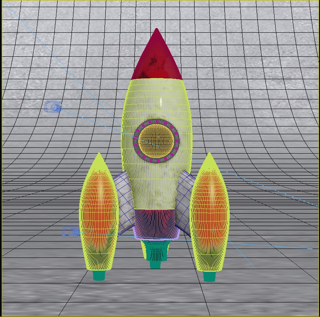 Old Rocket 3D Model - TurboSquid 1405716