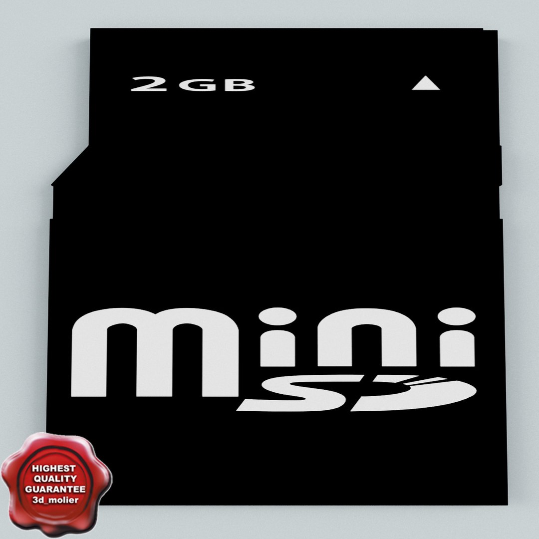 memory card sd mini 3d c4d