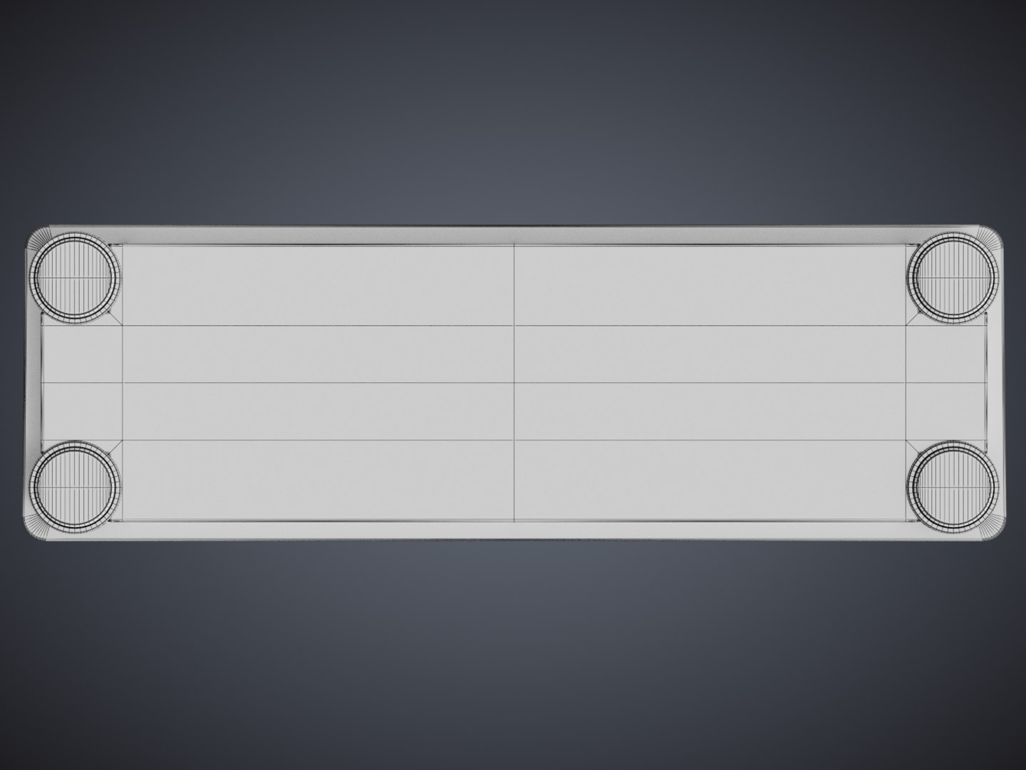 Vintage typewriter computer keyboard model - TurboSquid 1241989