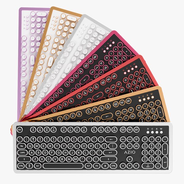 Vintage typewriter computer keyboard model - TurboSquid 1241989