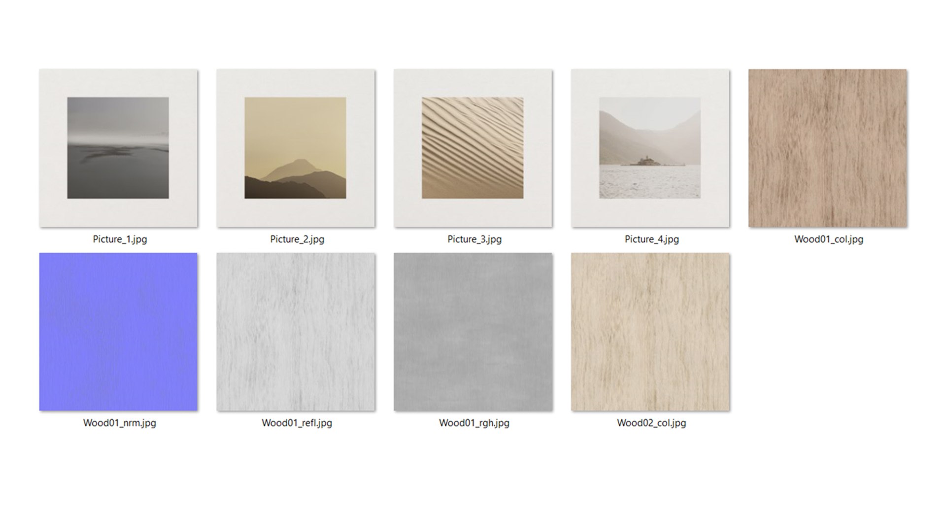 3D Model Picture Frames Set-423 - TurboSquid 2072000