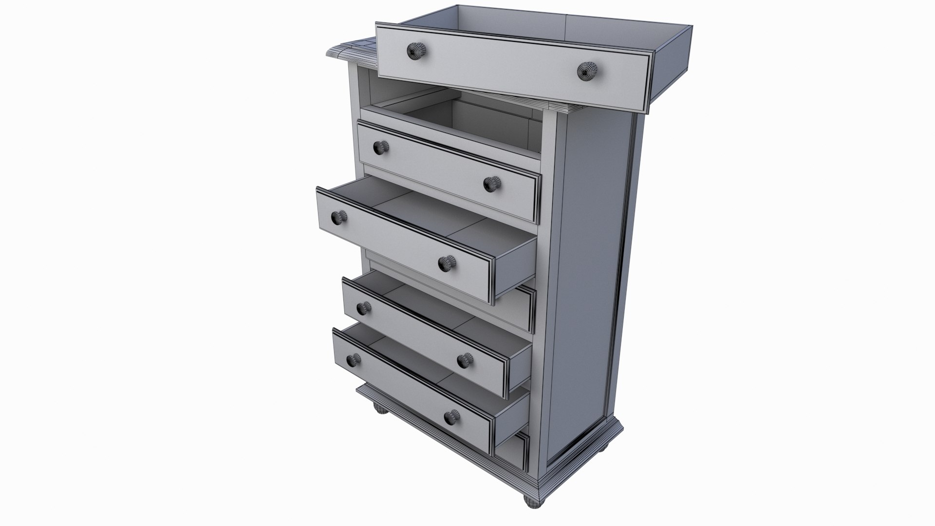 3D model commode furniture - TurboSquid 1385512