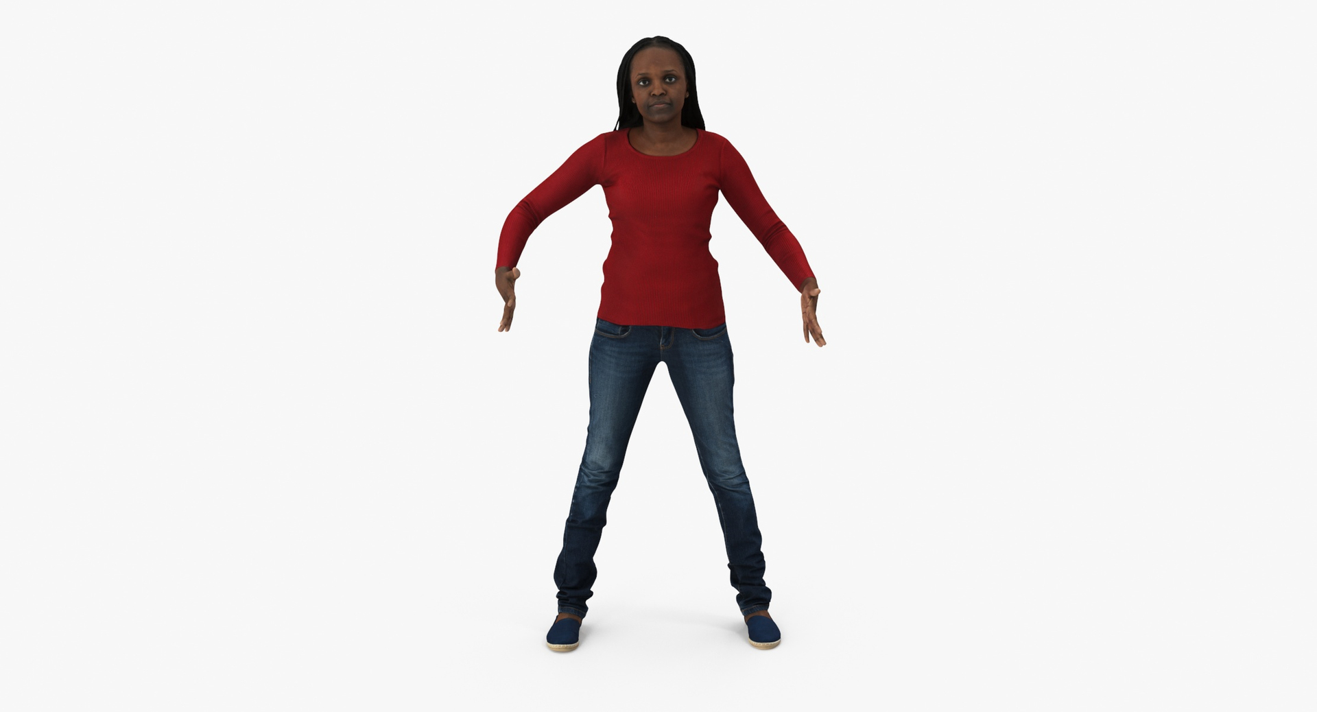 3D Leah Casual Autumn A Pose - TurboSquid 2117263