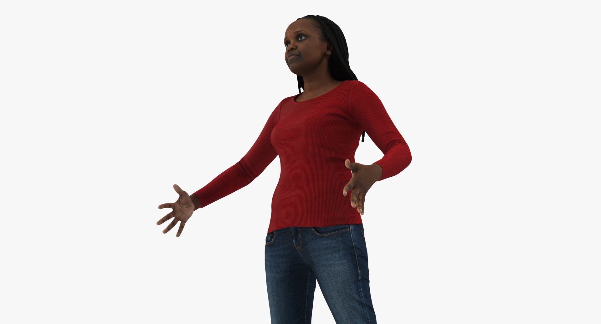 3D Leah Casual Autumn A Pose - TurboSquid 2117263