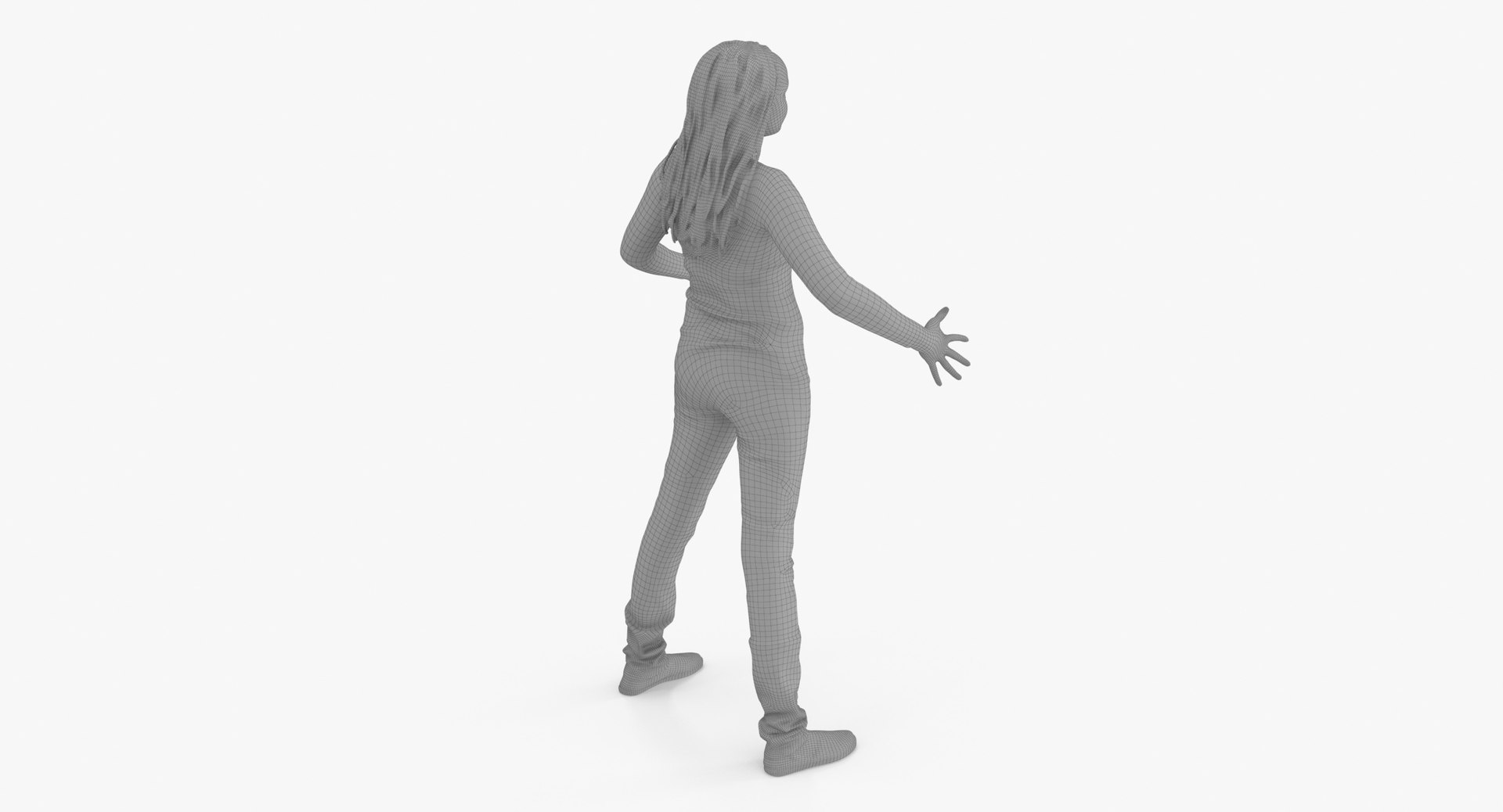 3D Leah Casual Autumn A Pose - TurboSquid 2117263