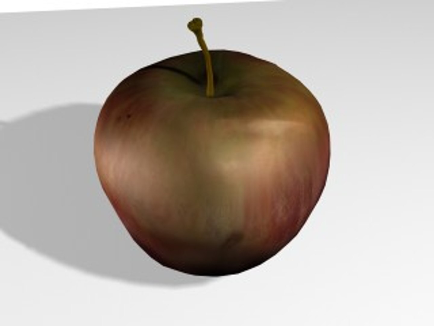 Free Rotten Apple 3d Model