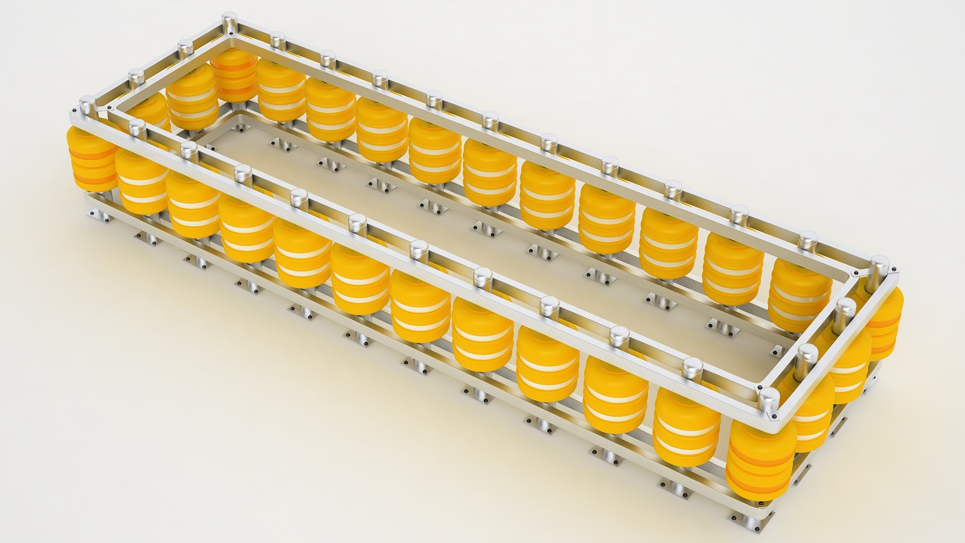 Safety Roller Barrier 3D Model - TurboSquid 1622021