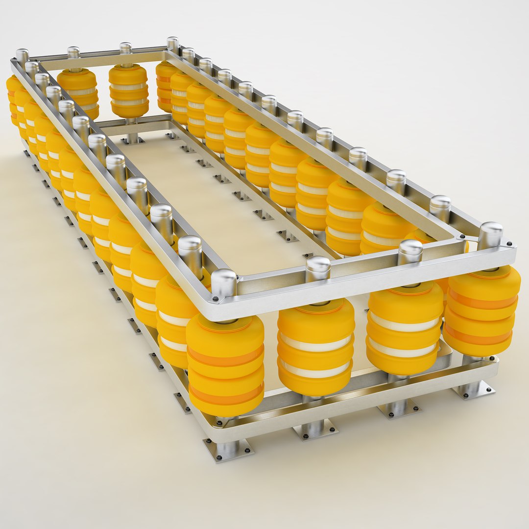 Safety Roller Barrier 3D Model - TurboSquid 1622021