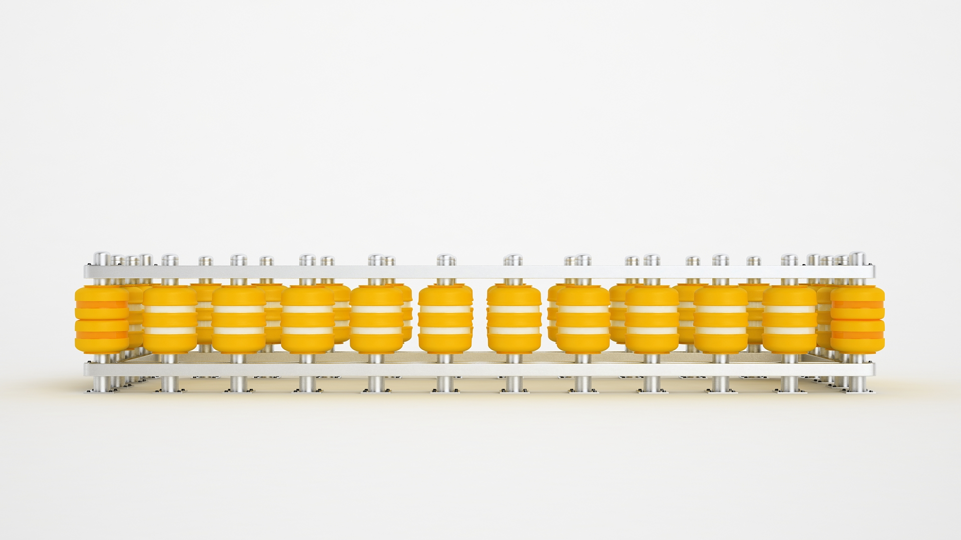 Safety Roller Barrier 3D Model - TurboSquid 1622021