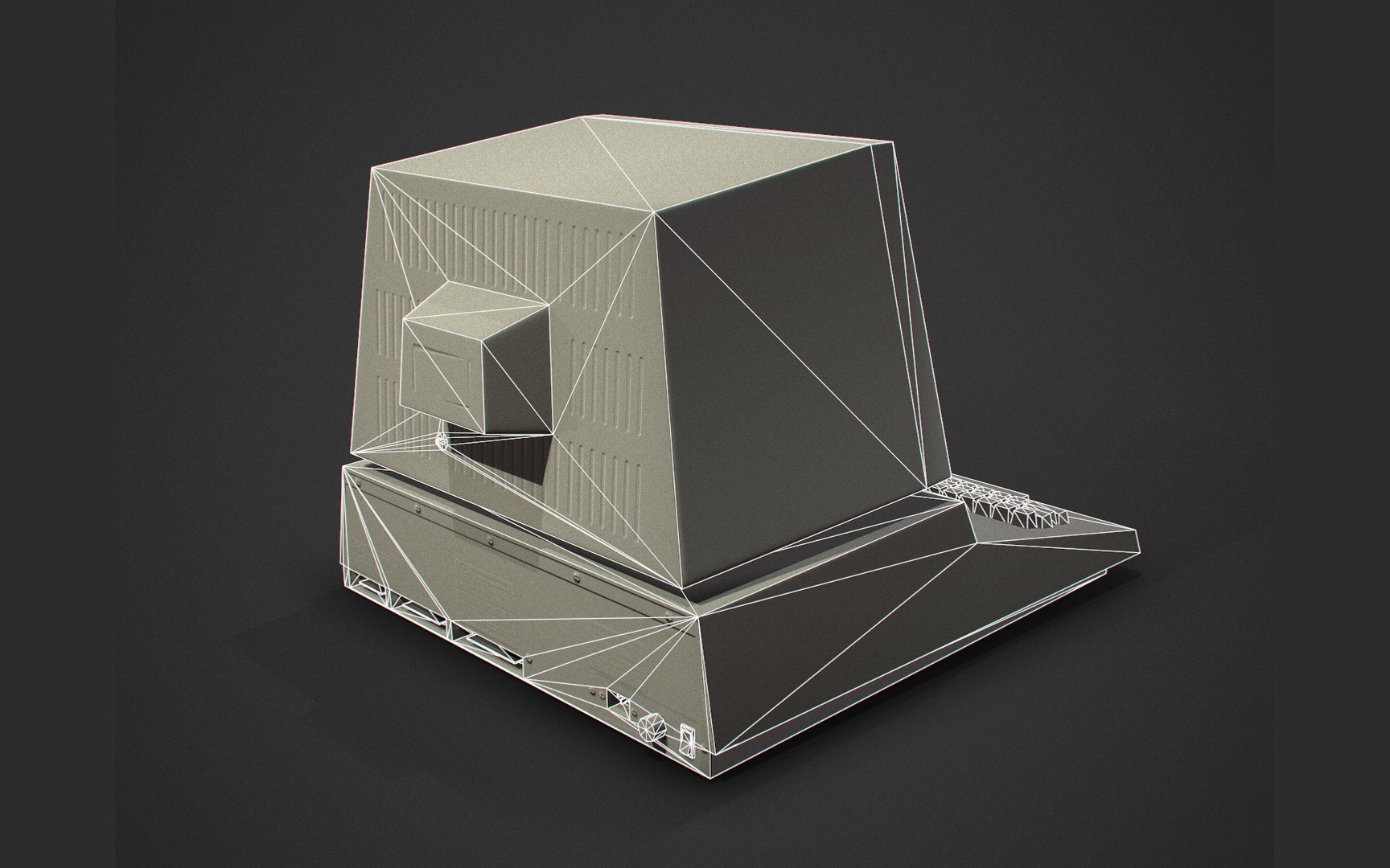 Ready Retro Computer 3D Model - TurboSquid 1312228