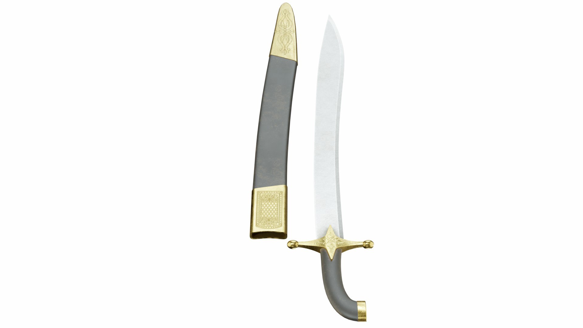 Yataghan 3D Model - TurboSquid 2048980