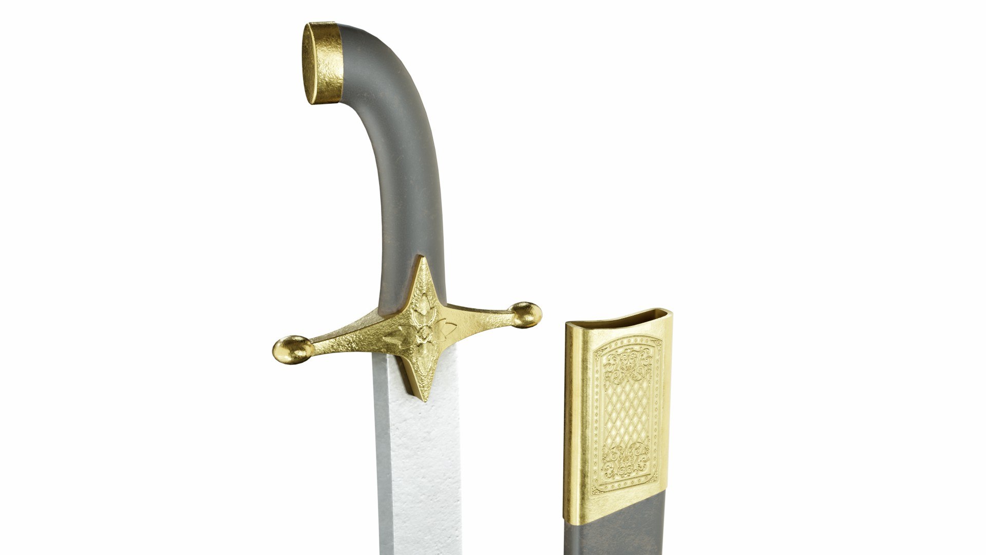 Yataghan 3D Model - TurboSquid 2048980