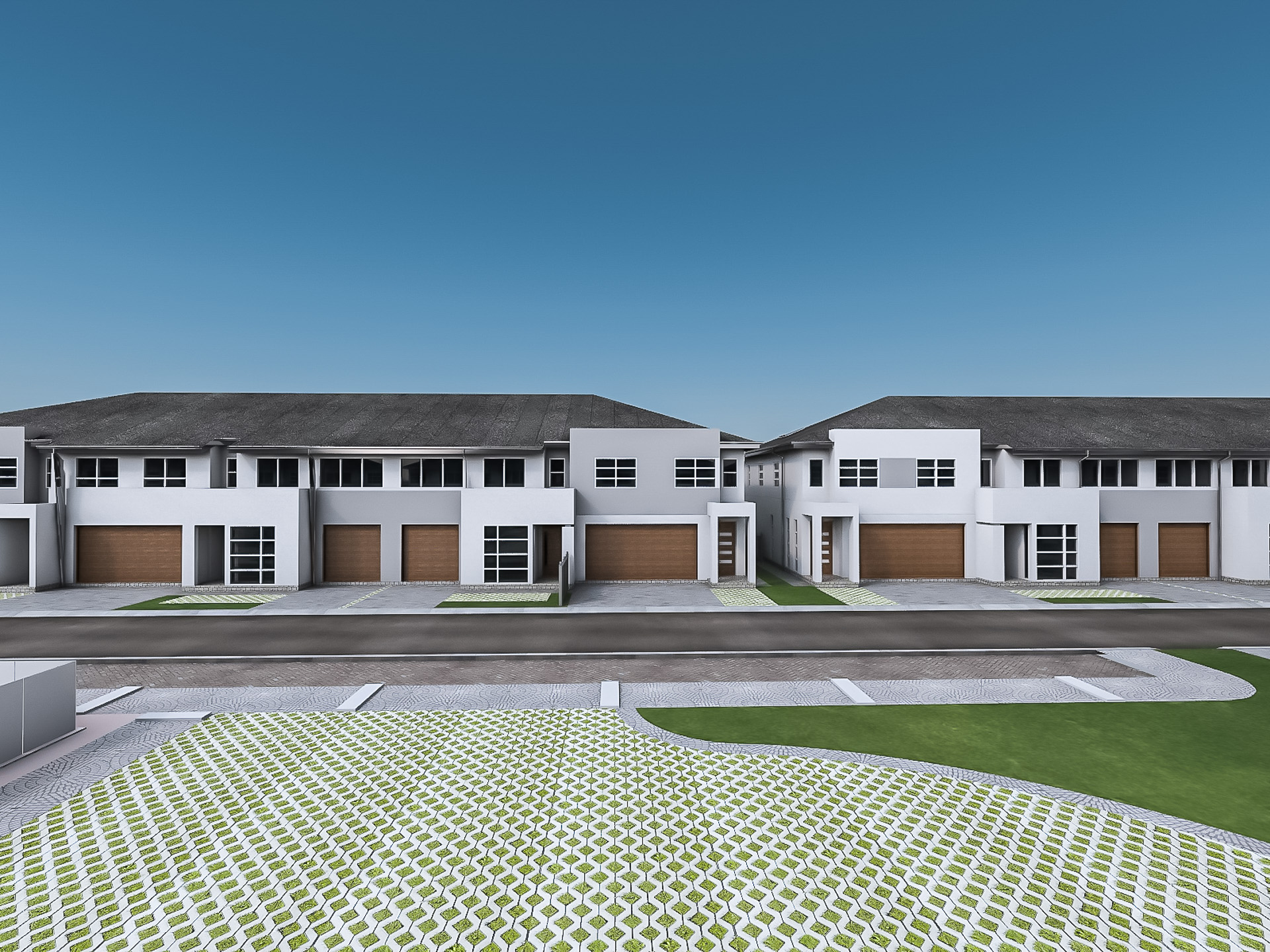 3D model Neighborhood Houses 02 - TurboSquid 1751346