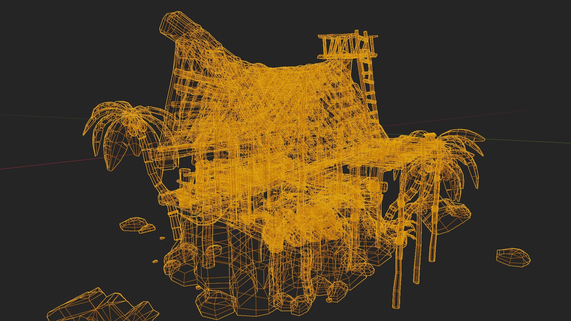 Game-Ready 3D Island Scene With Animated Characters Camera Full ...