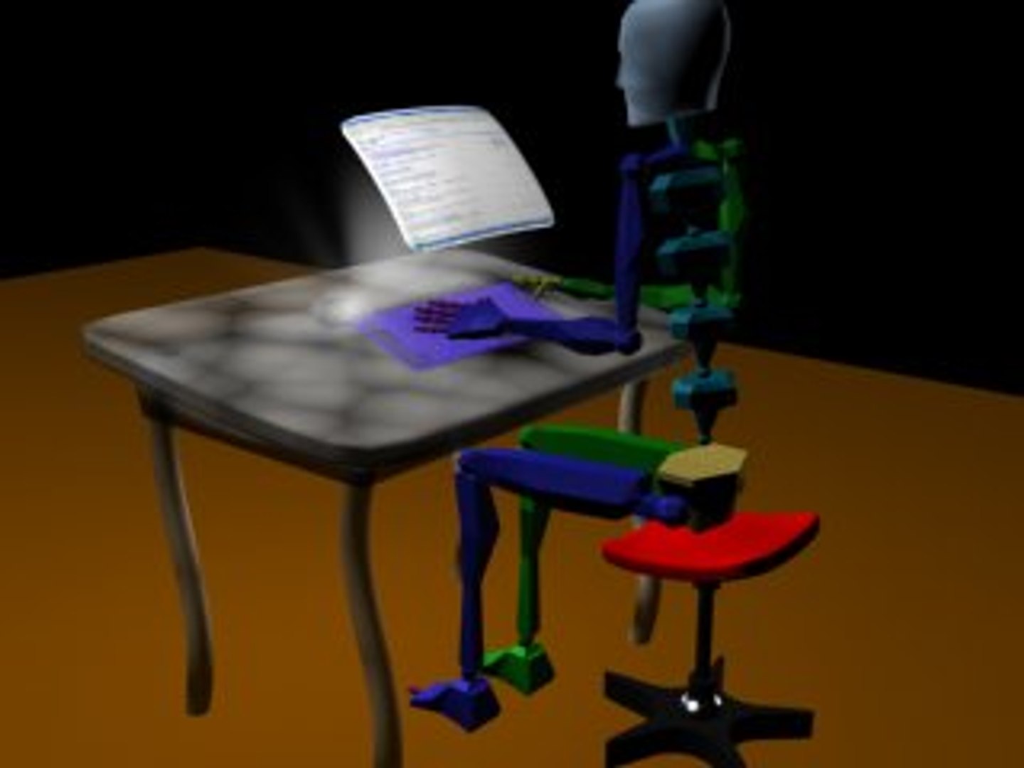 Computer 3d Model
