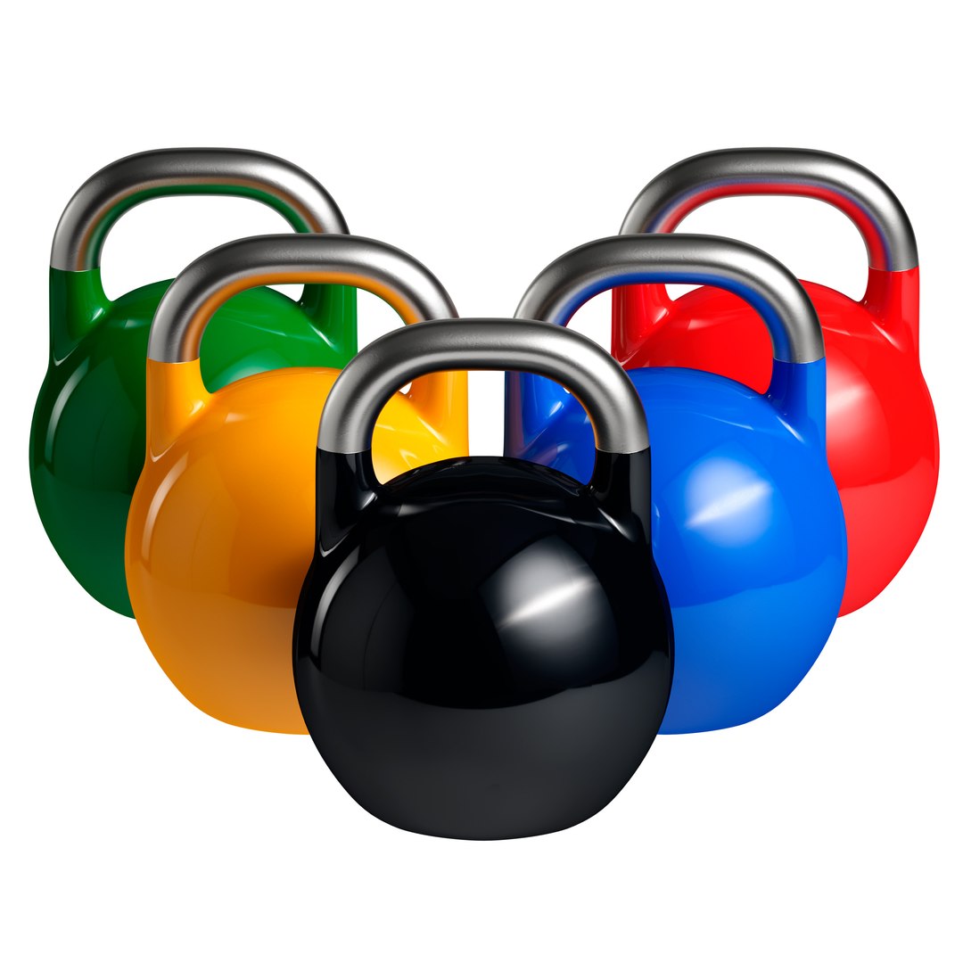Kettlebell Without Inscriptions Kettlebells Multi-colored Model ...