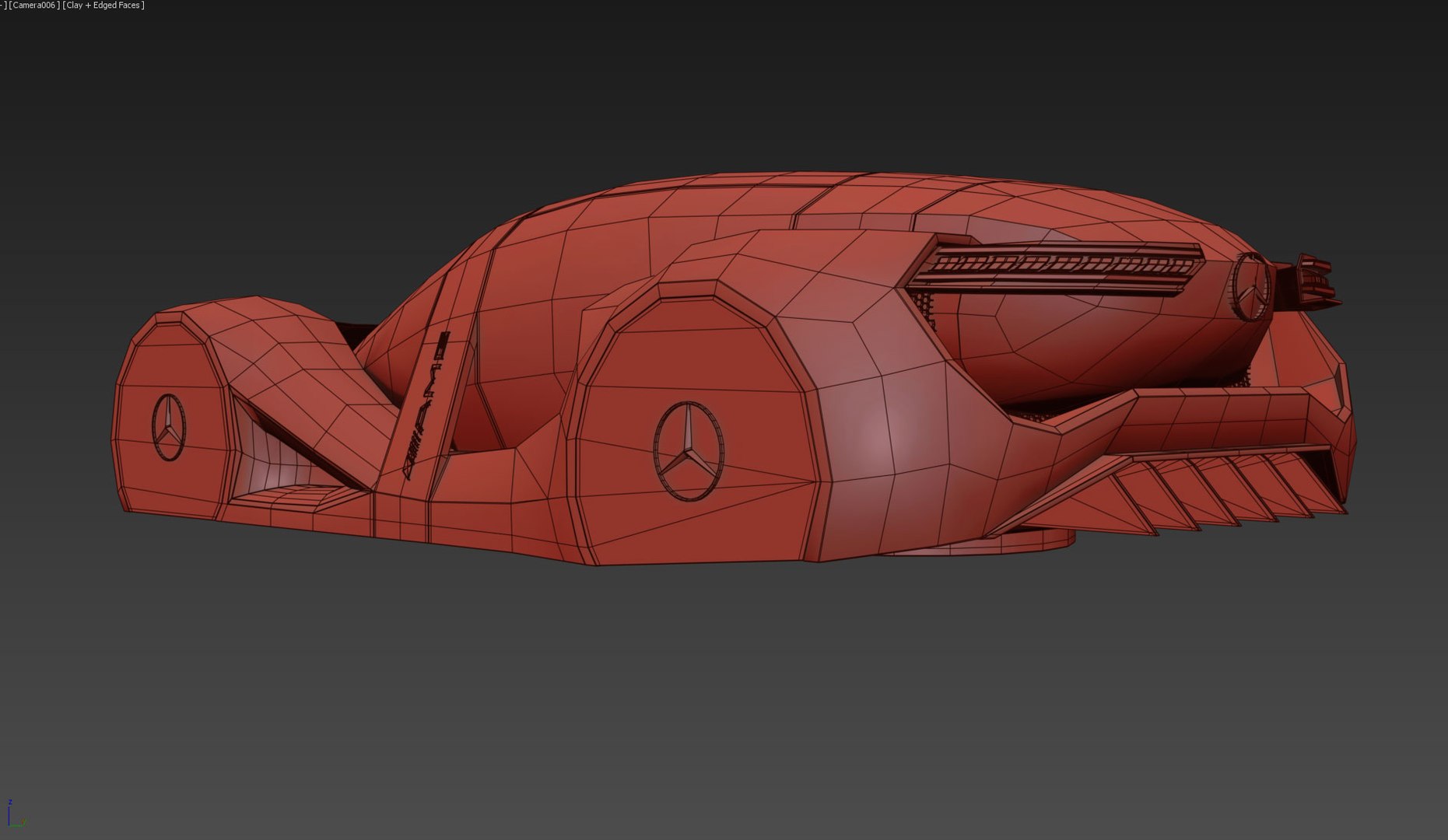 Car mercedes hover 3D model - TurboSquid 1519951