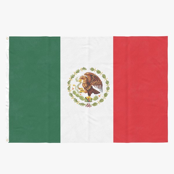 Flag folded triangle mexico 3D model - TurboSquid 1570334