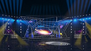 3D Virtual Stage Stage Truss Meeting Hall Wedding Show Concert V49 ...