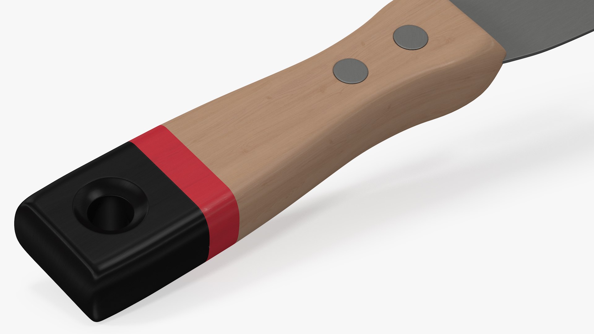 Scraper One And Half Inch Wood Handle 3D Model - TurboSquid 1941659