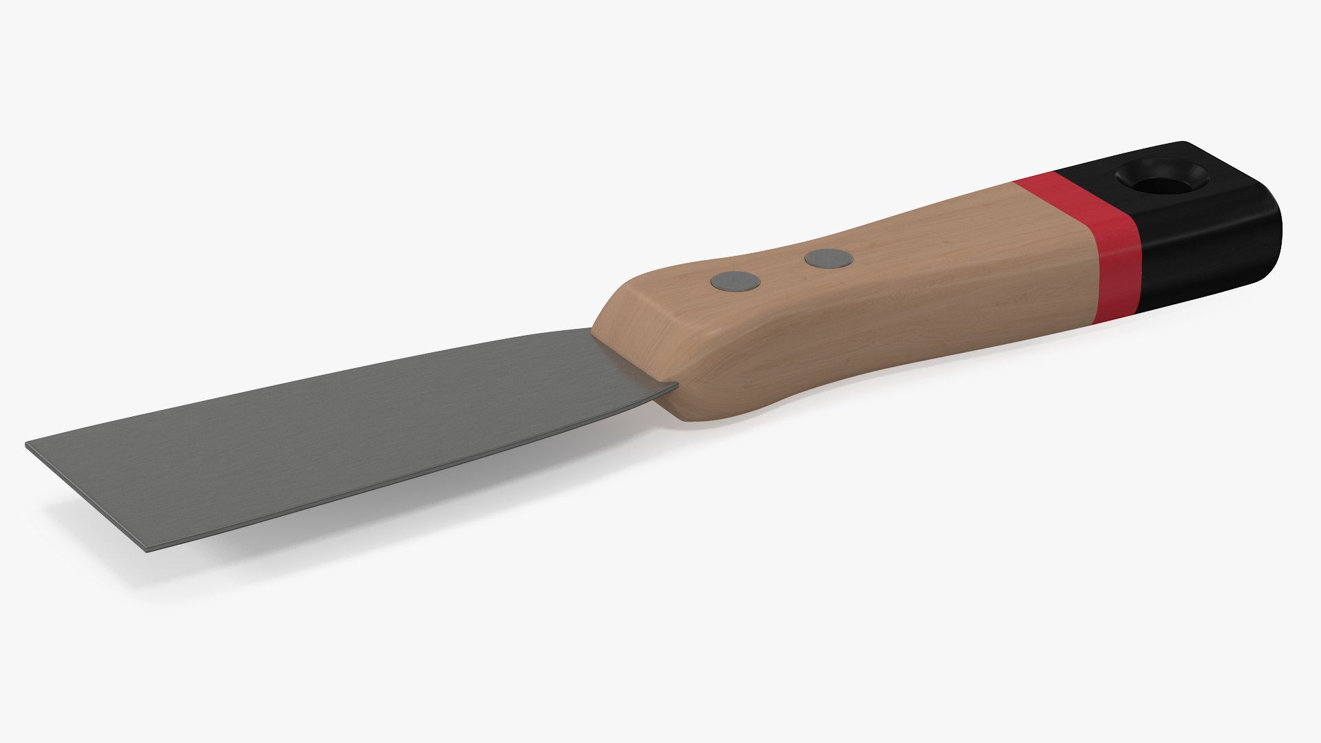 Scraper One And Half Inch Wood Handle 3D Model - TurboSquid 1941659